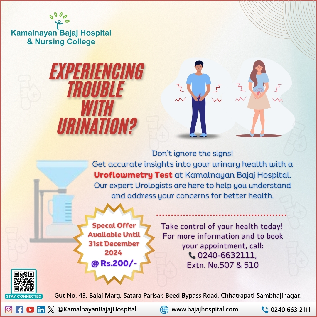 Experiencing Trouble with Urination? – Kamalnayan Bajaj Hospital